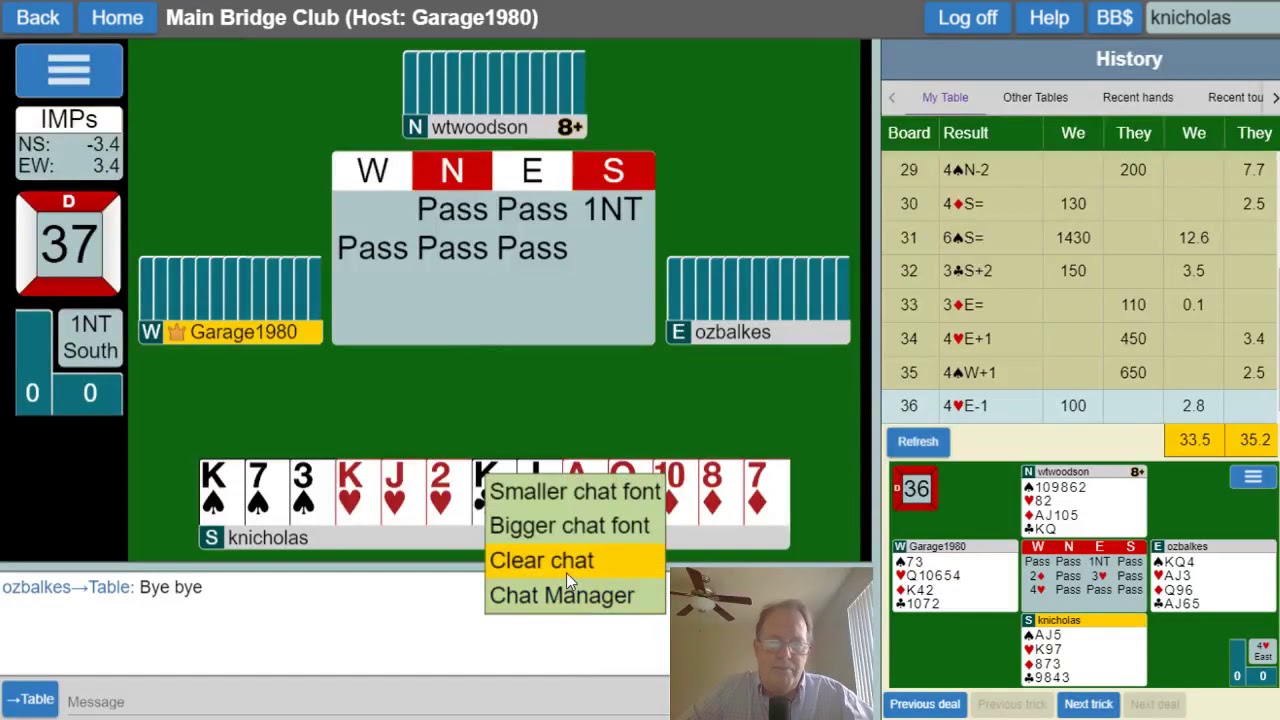 Learning Bridge Bbo Online 10 Hands With Commentary Sayc Youtube
