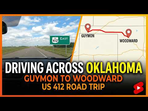 Driving From Guymon To Woodward Oklahoma On Us 412 Youtube