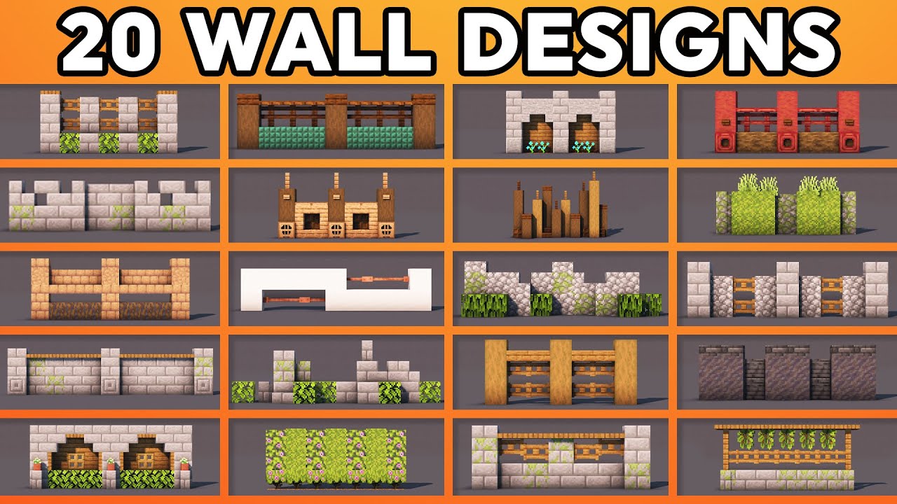 Minecraft Wall Design Ideas At Virginia Nealon Blog