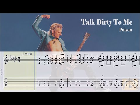 Talk Dirty To Me Poison Guitar Tab Youtube