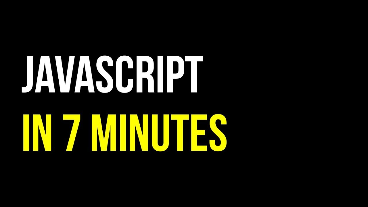 Learn Javascript In 7 Minutes Create Interactive Websites Code In 5