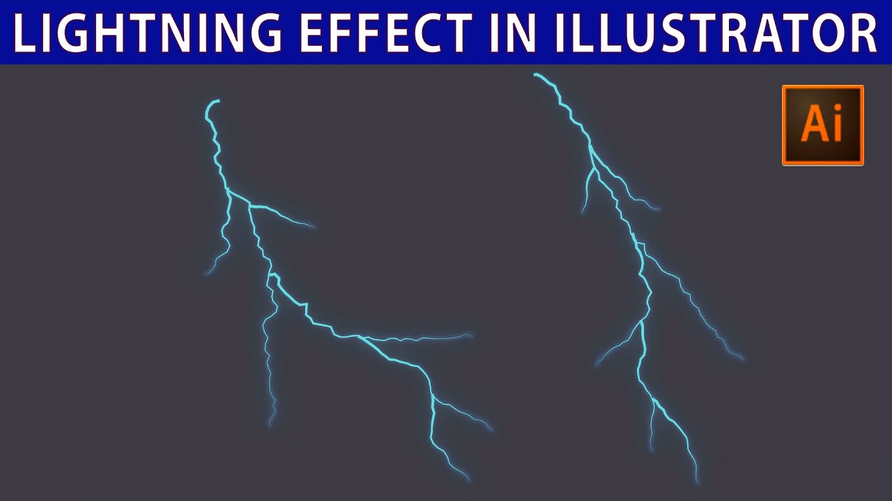 Lightning Effect In Illustrator Youtube