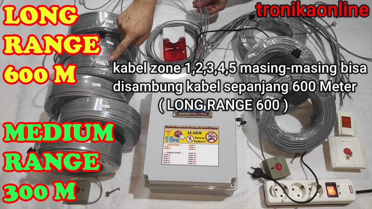 Security Alarm System 16 Emergency Panic Button Long Range 600 Power