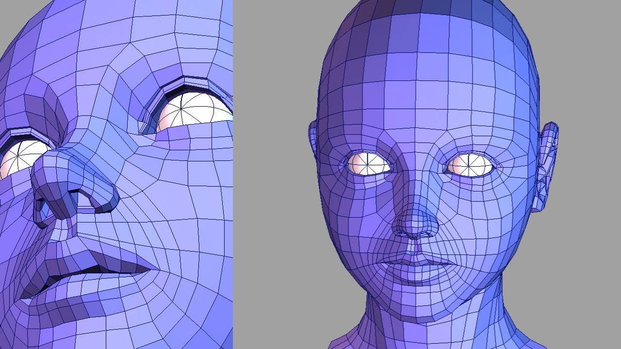 Human Head Modeling Slow Reproduction Version Youtube