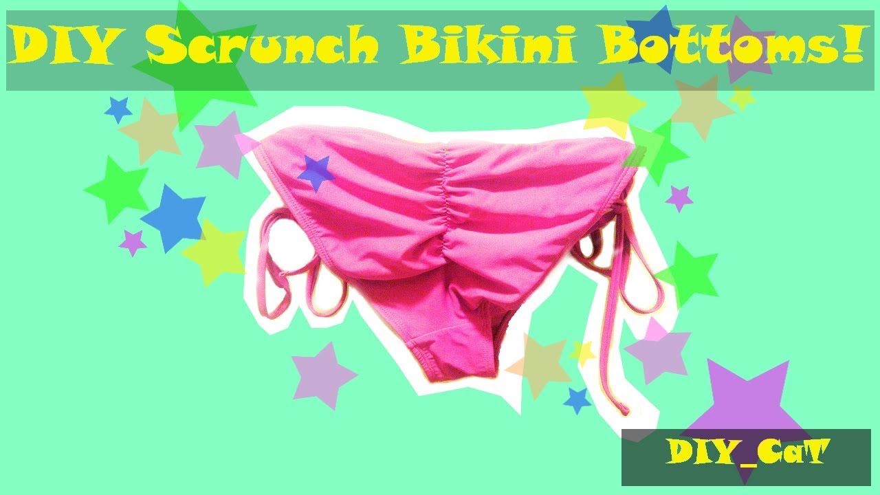 Needs More Scrunch Adding A Scrunch To Bikini Bottoms Youtube