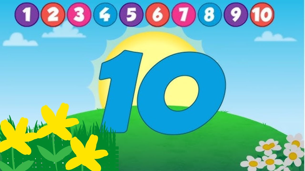 Counting Song For Kids Count Down From 10 To 1 Count And Move