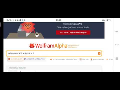 Cara Menggunakan Aplikasi Wolfram Alpha Youtube