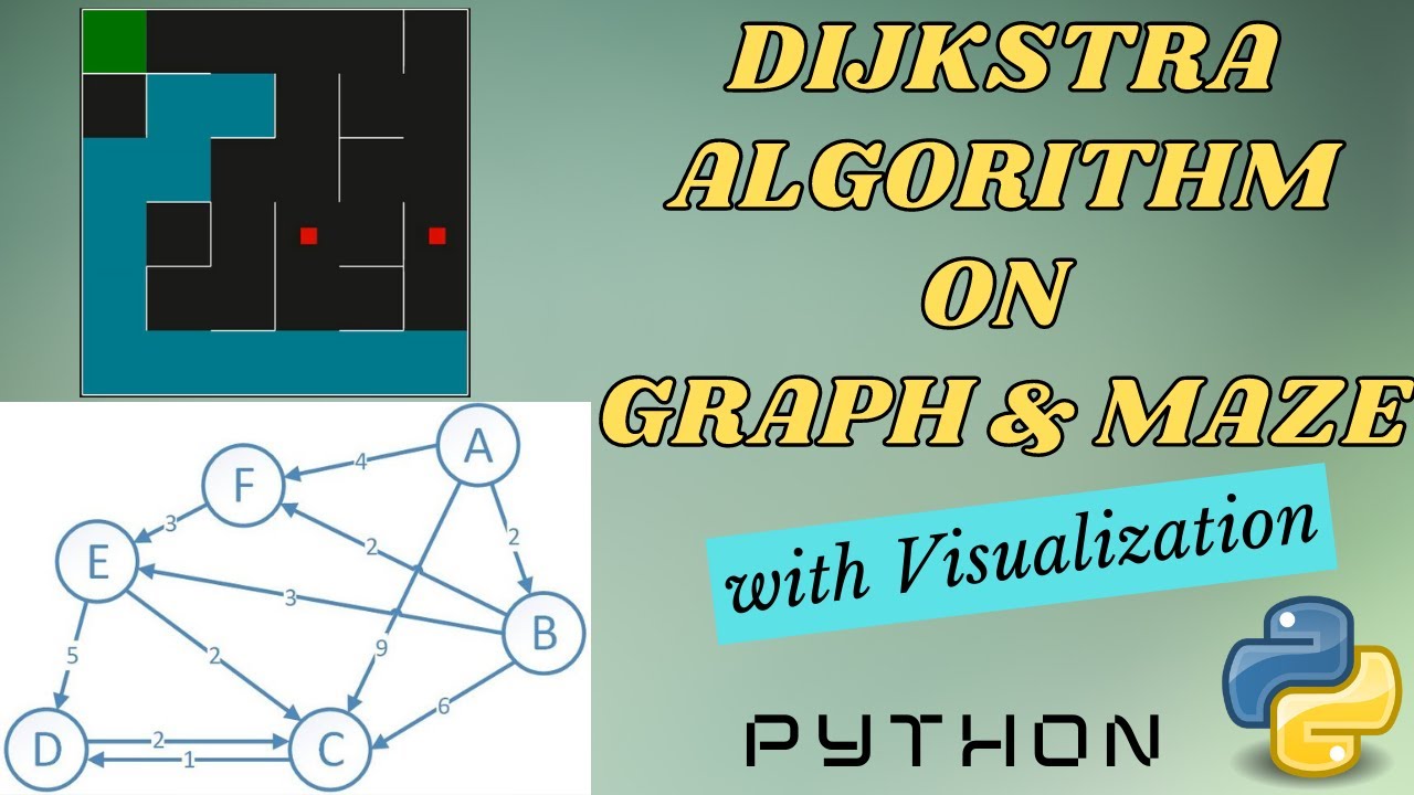 Dijkstra Shortest Path Algorithm Explained In Python For Graph And Maze