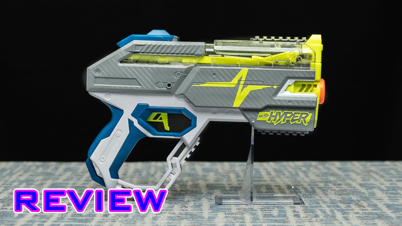 Review Nerf Hyper Rush 40 Sidearm Game Changer Youtube