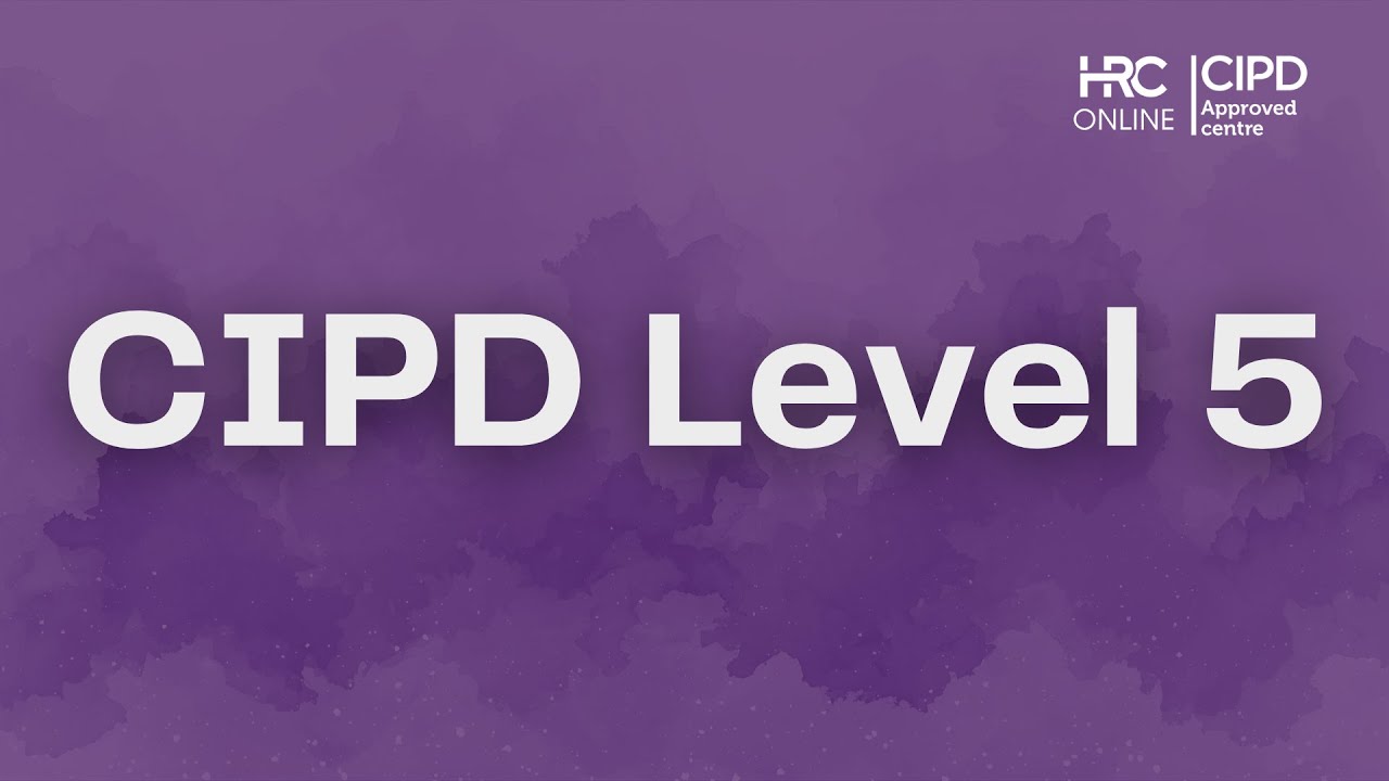 Introducing Cipd Level 5 Youtube