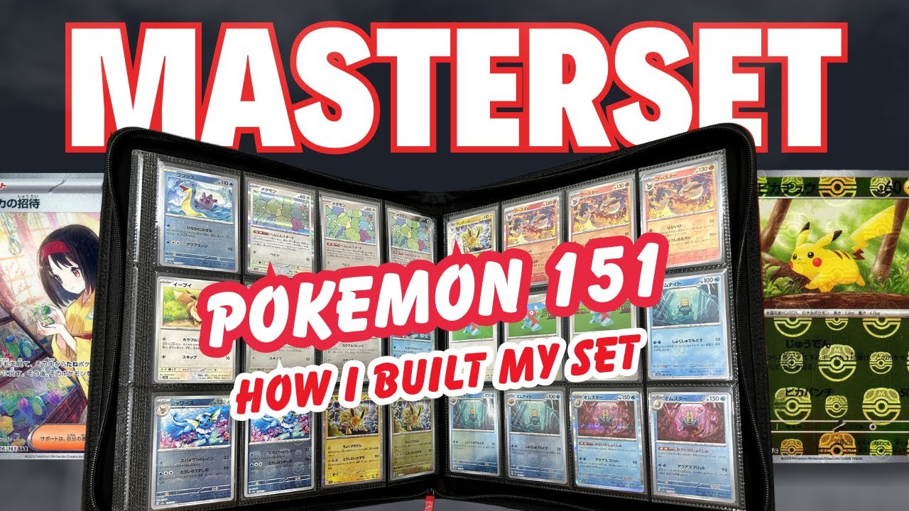 The Secrets Behind My 151 Master Set Journey Youtube