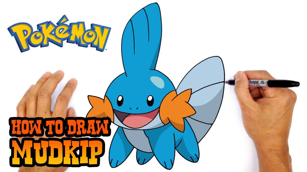 How To Draw Mudkip Pokemon Youtube