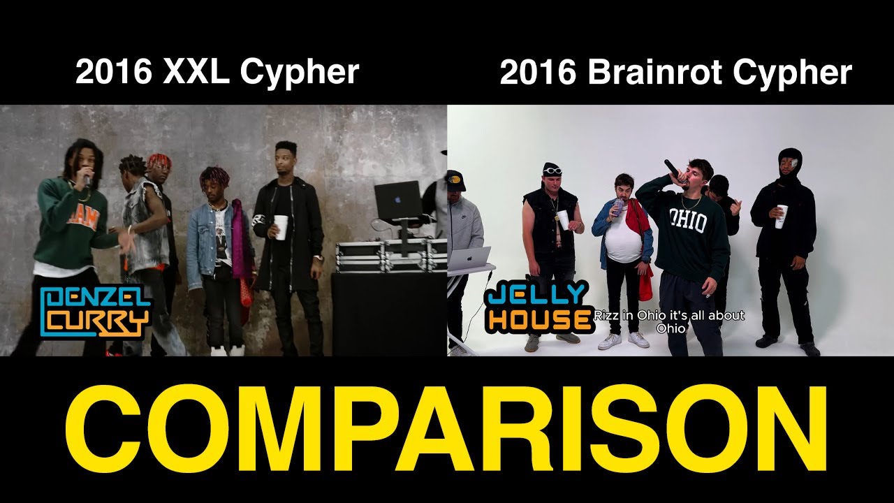 2016 Xxl Brainrot Cypher Vs 2016 Xxl Freshman Cypher Comparison Youtube