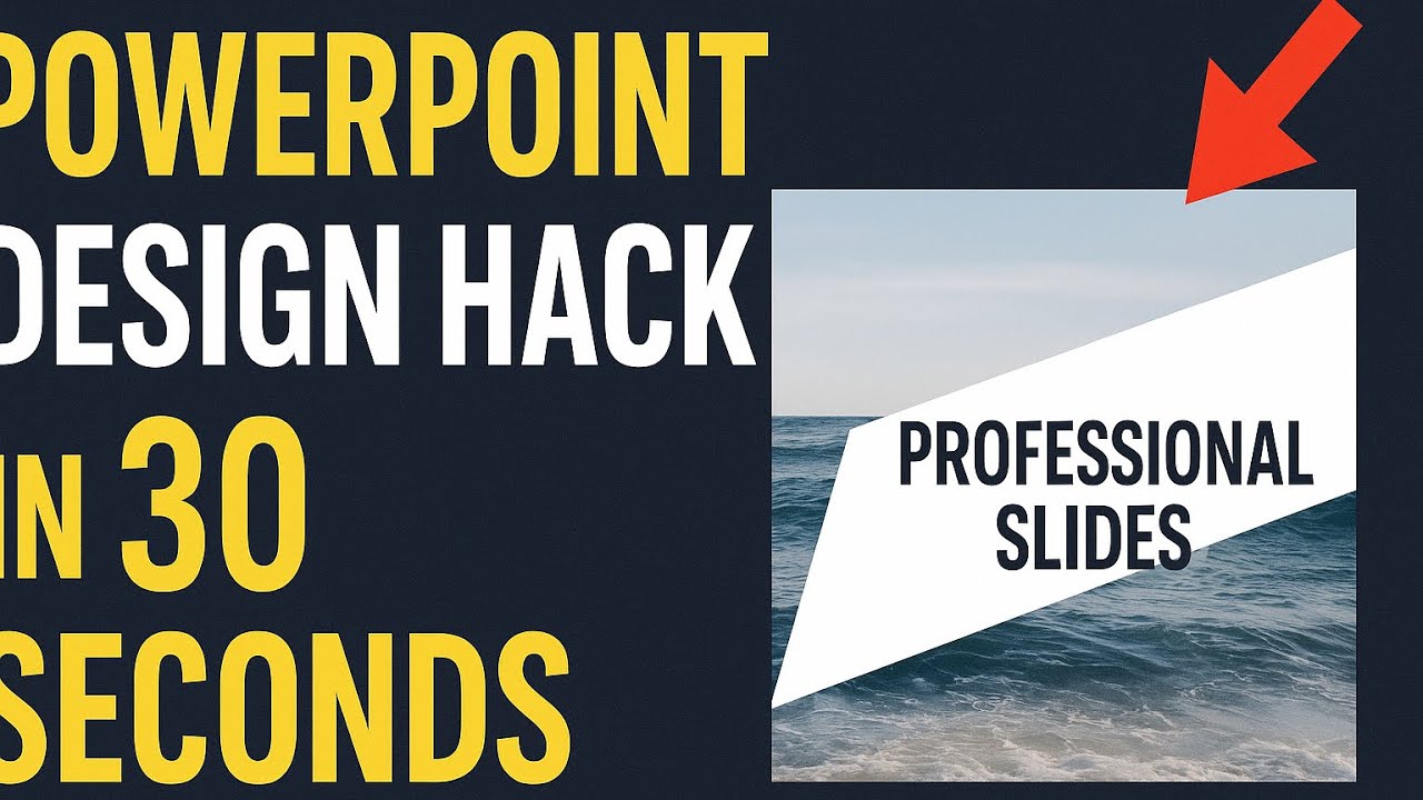 Powerpoint Design Hack Make Professional Slides In 30 Seconds Youtube