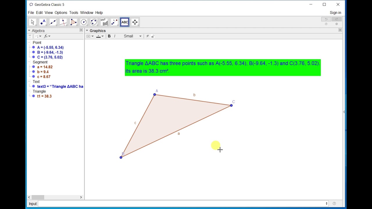 Geogebra Classic Tutorial Lokisend