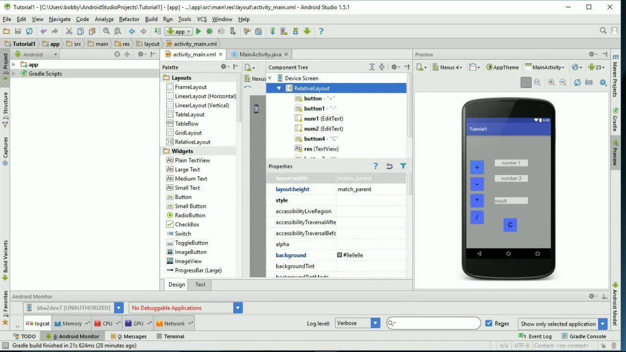 Android Studio Java Tutorial For Beginners Android Studio Java Tutorial