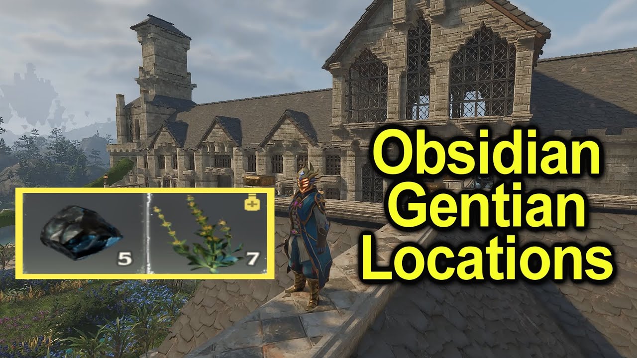 Obsidian And Gentian Locations Enshrouded Youtube