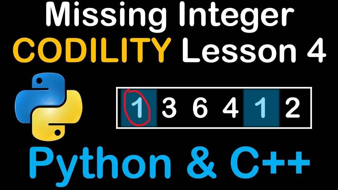 Missing Positive Integer In Array Python And C Codility Solutions