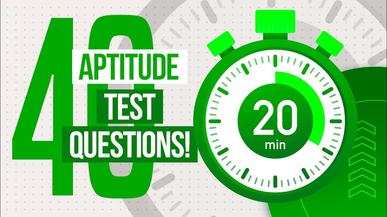 40 Aptitude Test Questions Includes Practice Questions Explanations