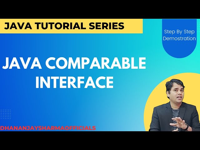 Comparable Interface Java Java Interface Geeksforgeeks