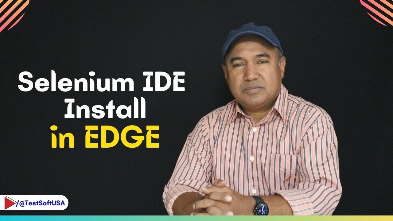 How To Install Selenium Ide In Microsoft Edge Youtube