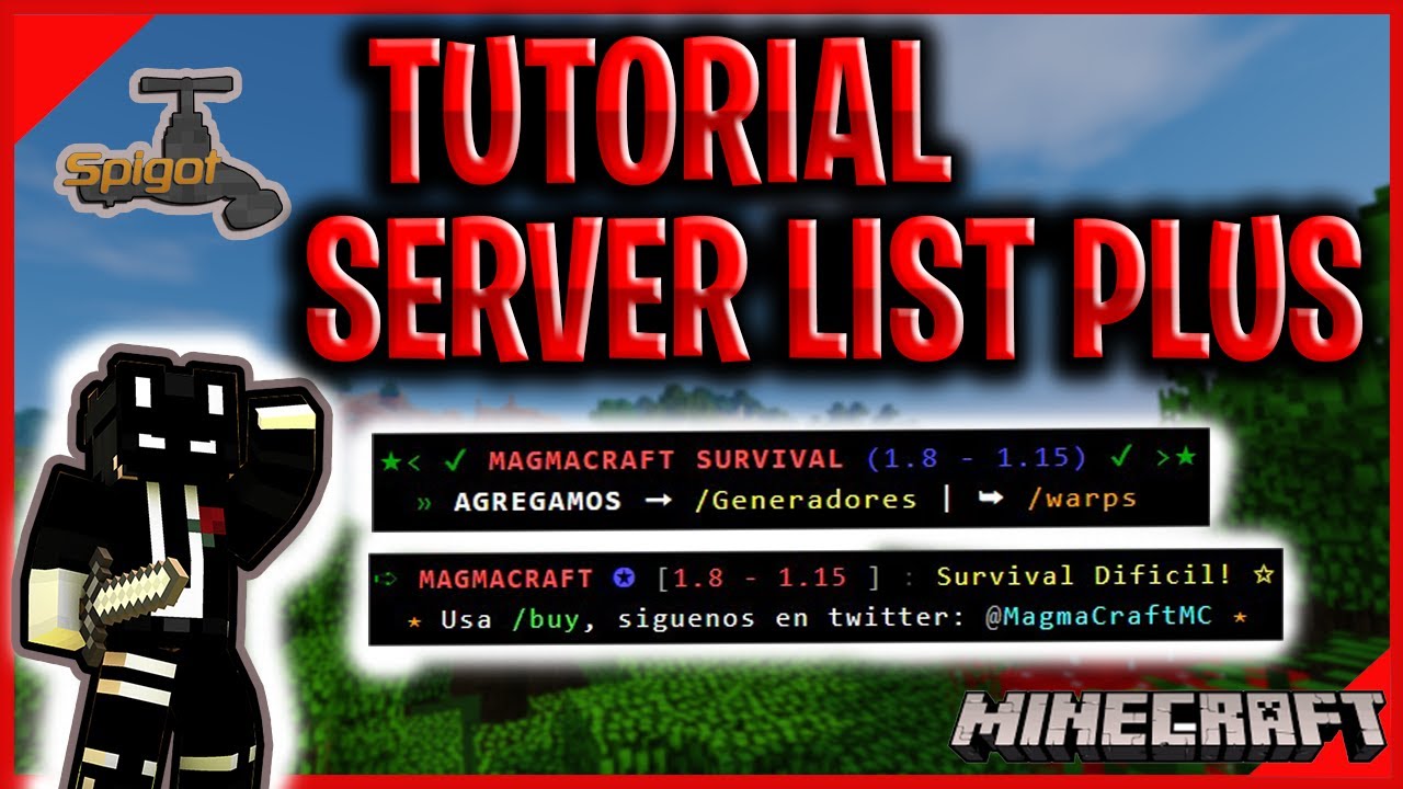 Minercraft Serverlistplus Plugin Tutorial Personaliza El Motd De Tu
