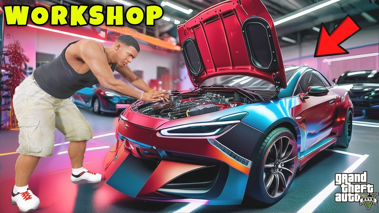 Franklin Become Mechanic And Upgrade His New Workshop In Gta 5 Youtube