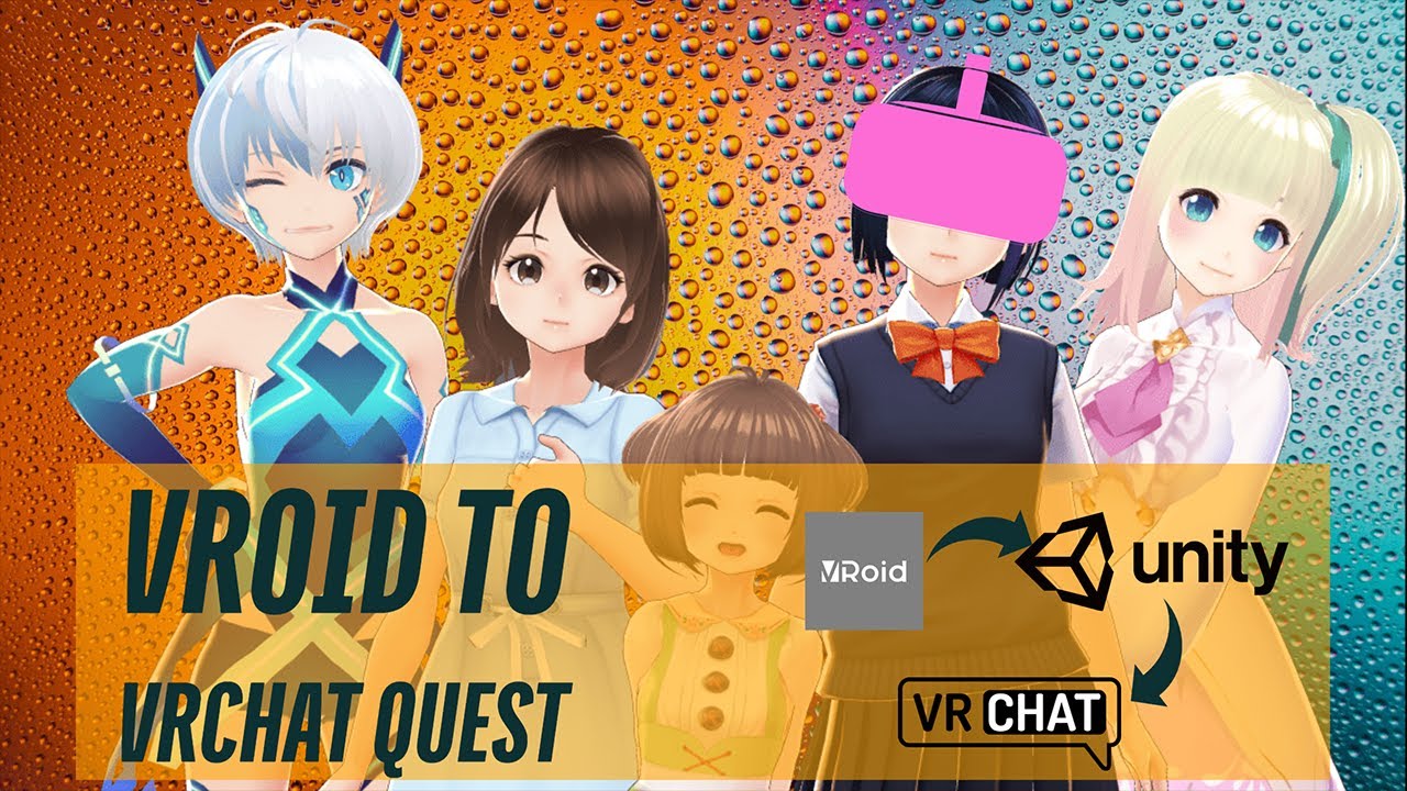 Vroid To Vrchat Tutorial Quest 3 0 Avatars Youtube