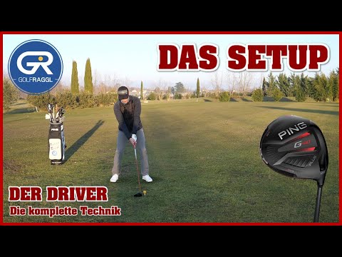 Das Setup Mit Dem Driver Die Komplette Driver Golf Schwung Technik