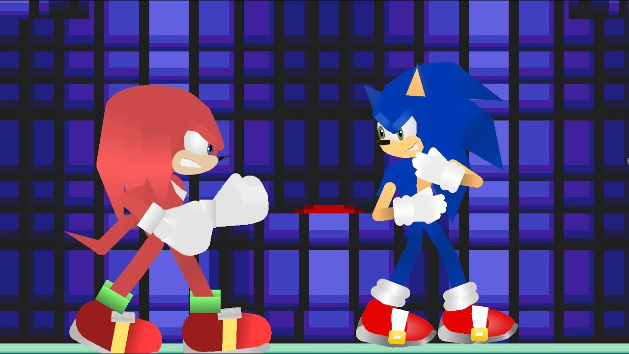 Sonic Vs Knuckles Stick Nodes Youtube