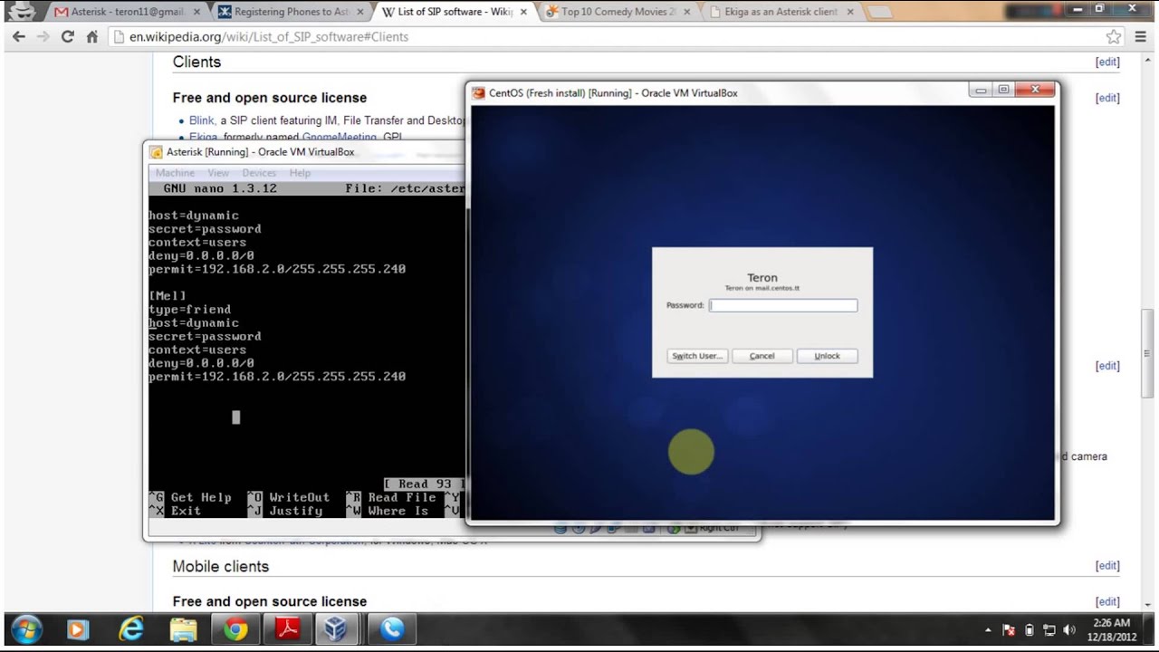 Configuring Voip With Asterisk Youtube
