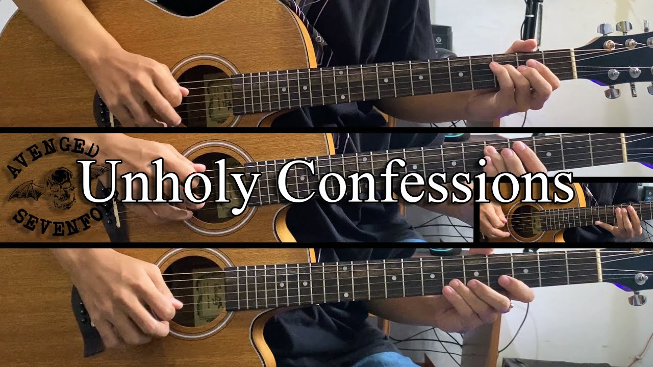 Avenged Sevenfold Unholy Confessions Acoustic Guitar Cover Chords