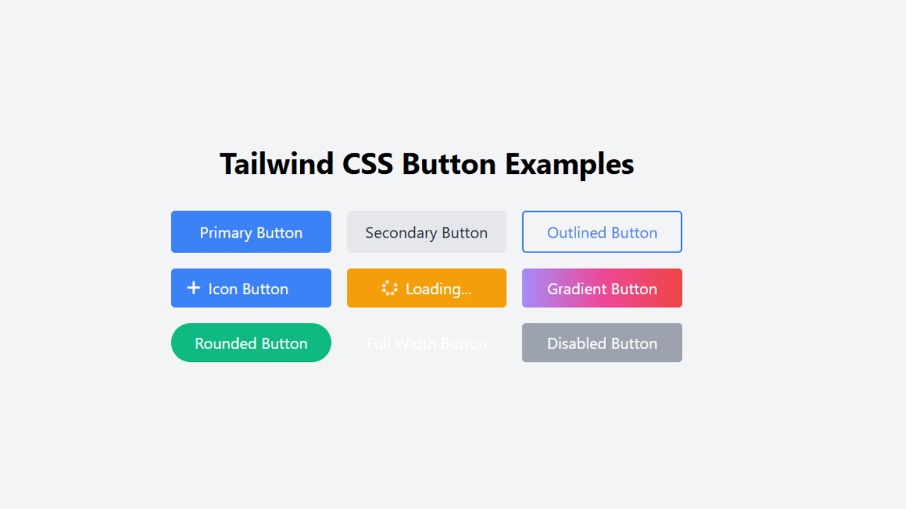 Tailwind Css Button Tutorial 9 Creative Button Styles Tailwindcss