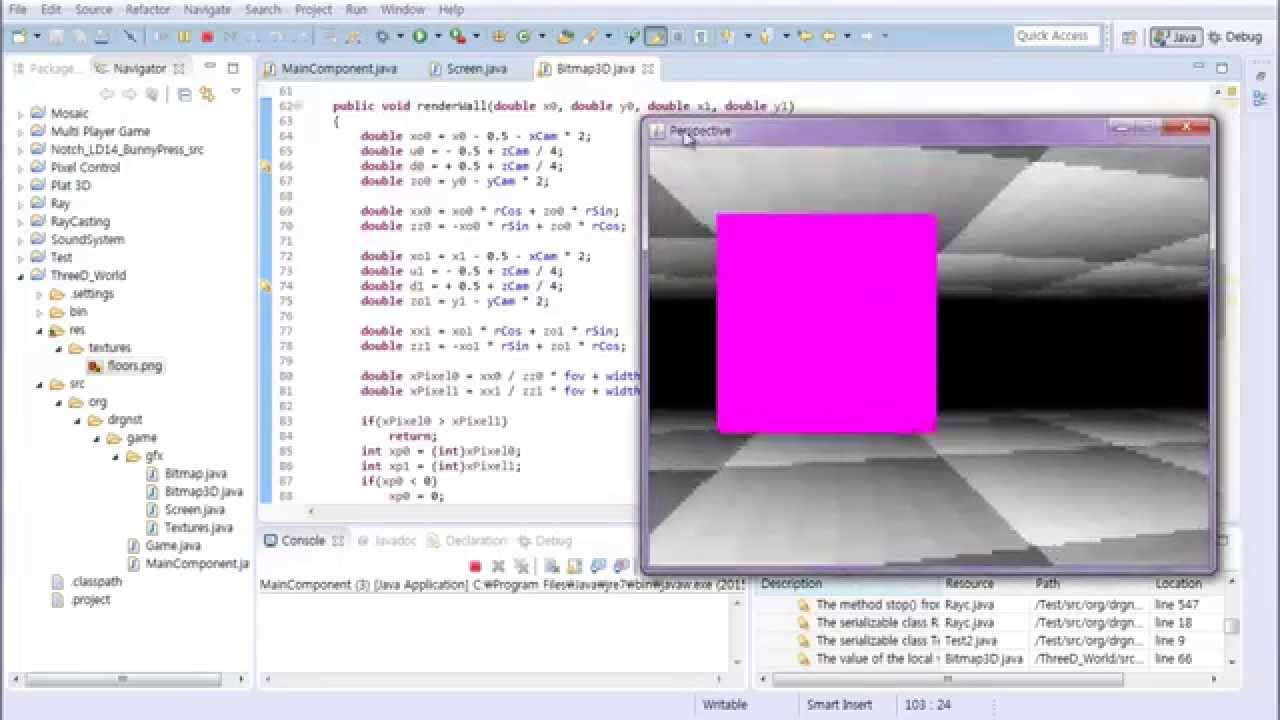 3 Java 3d Rendering Walls Youtube