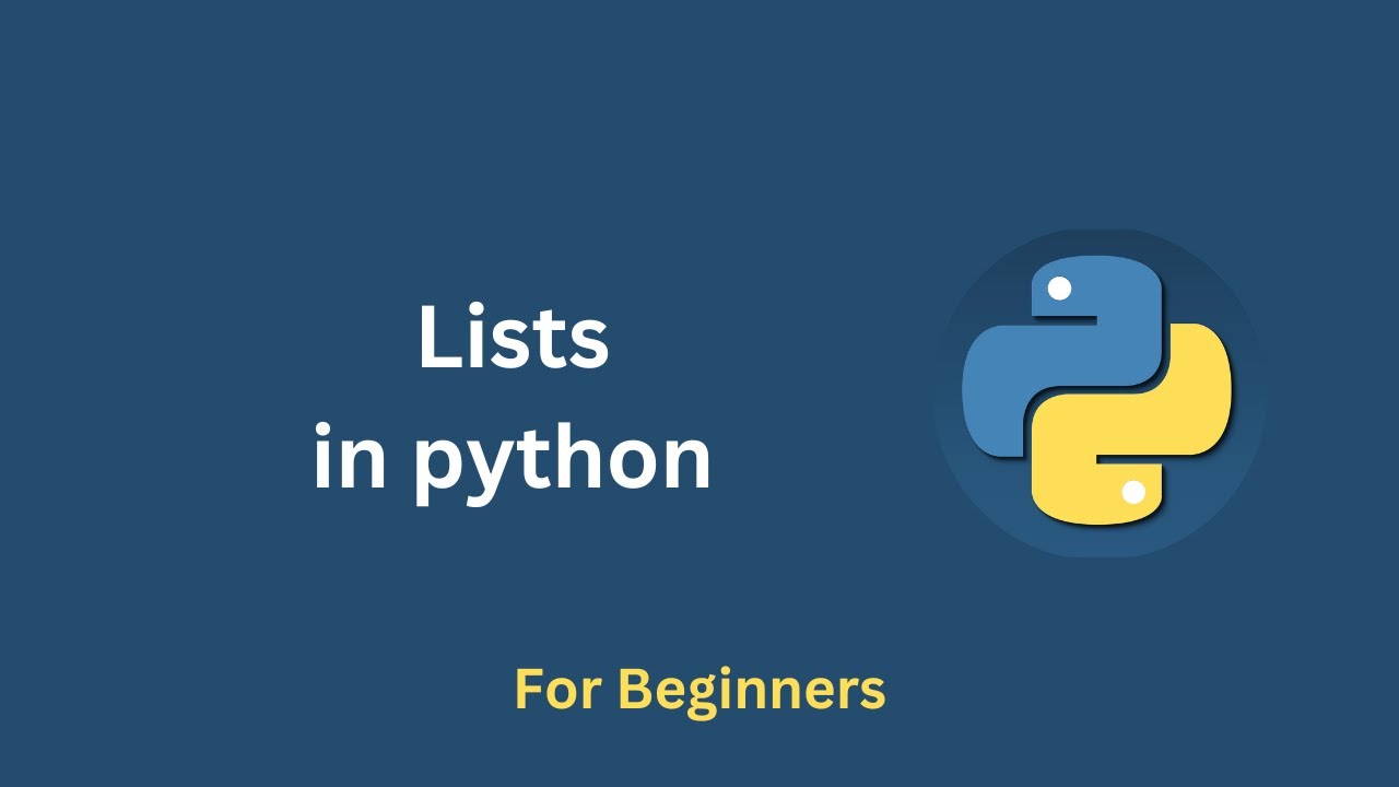 Lists Python Programming Tutorials Youtube