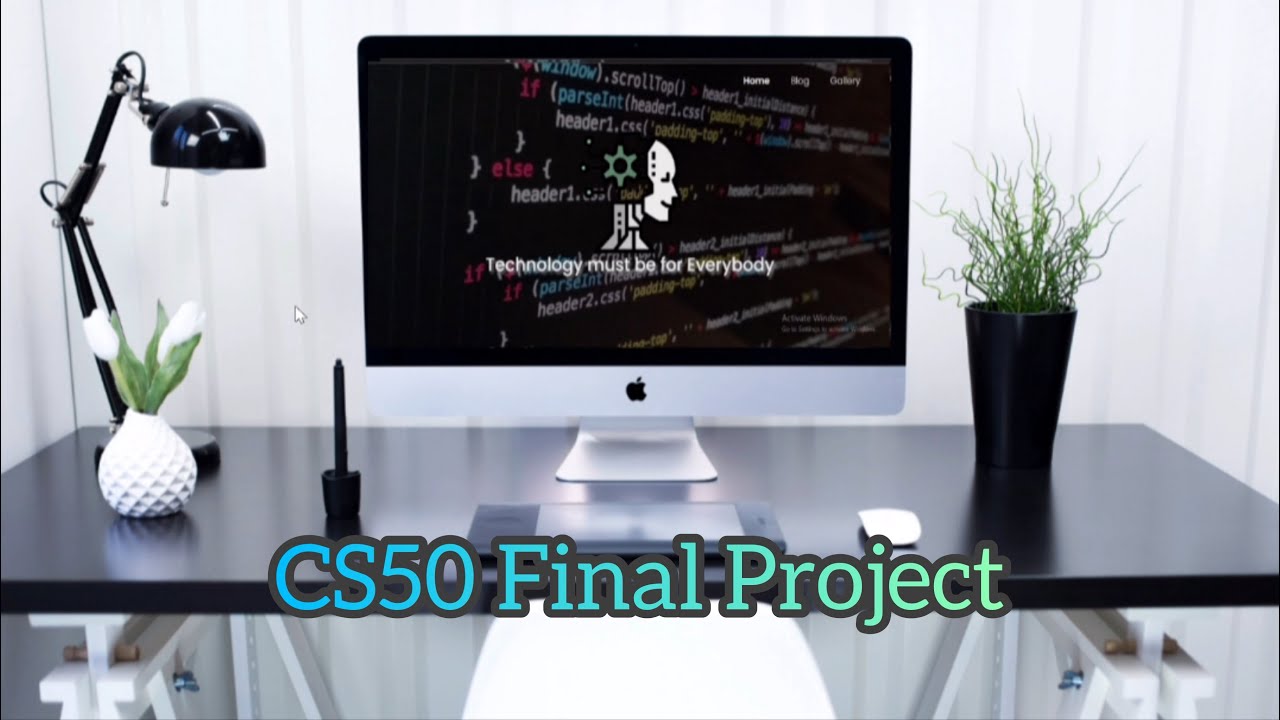 Cs50x Final Project Portfolio Website Youtube