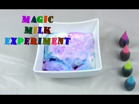 Milk And Soap Magic Trick Milk Experiment With Food Coloring Science