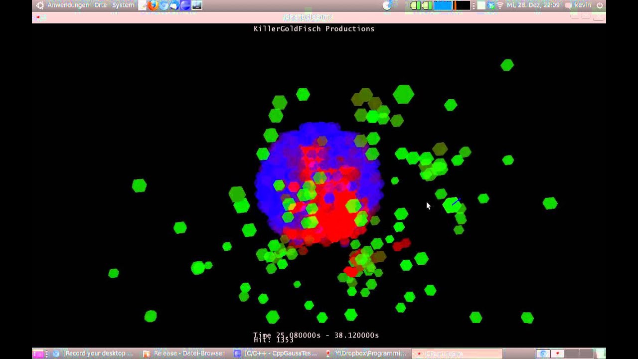 C Particle Simulation Youtube