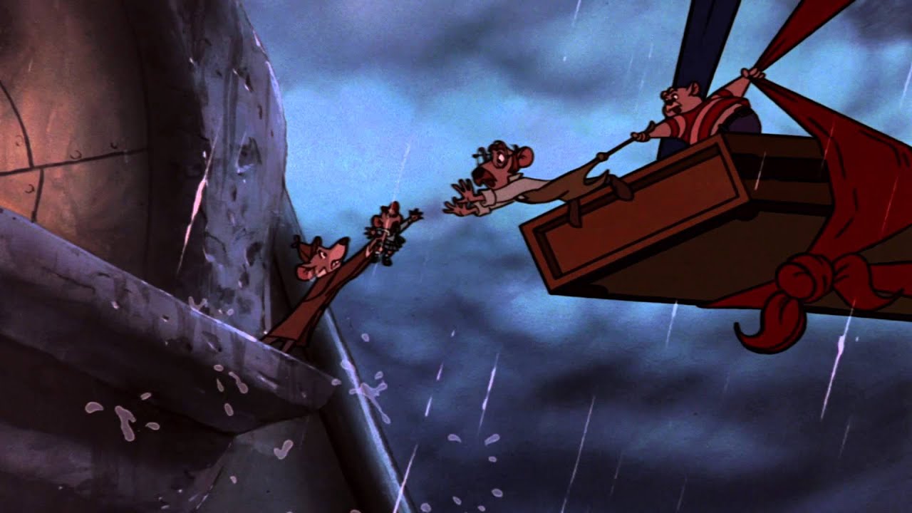 The Great Mouse Detective Clock Tower Scene Youtube