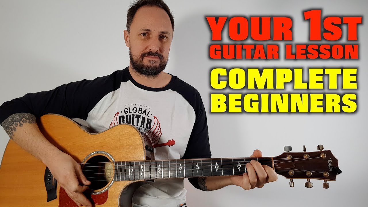 First Guitar Lesson For Complete Beginners Guitar Techniques And Effects