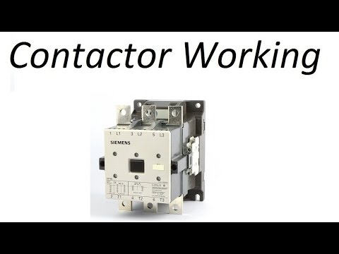 Contactor Working Principle In Hindi Youtube