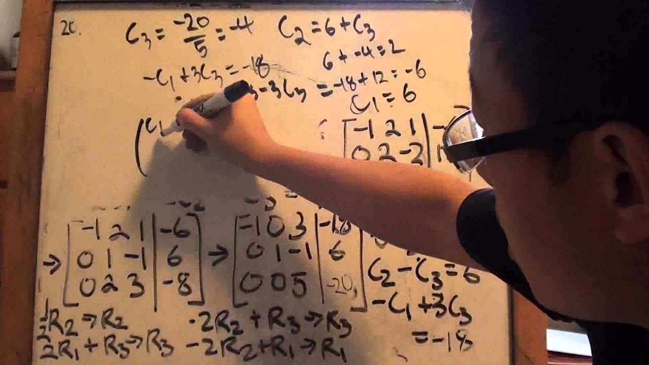 Linear Algebra 3 1partb Youtube