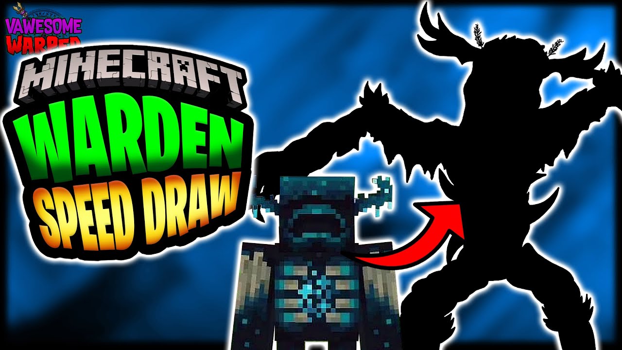 Minecraft S Warden Speed Draw Toon Bloodborne Style Youtube