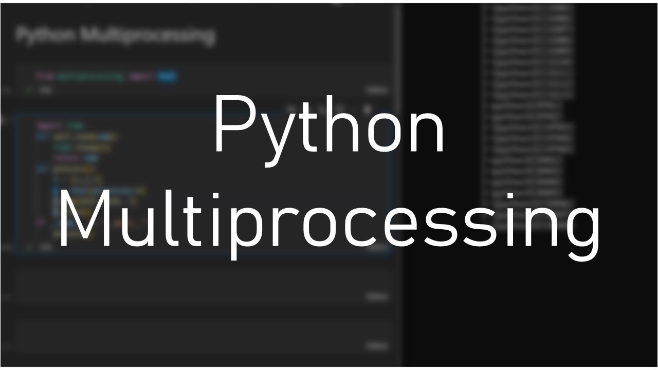 Python Multiprocessing Pool And Threadpool Youtube
