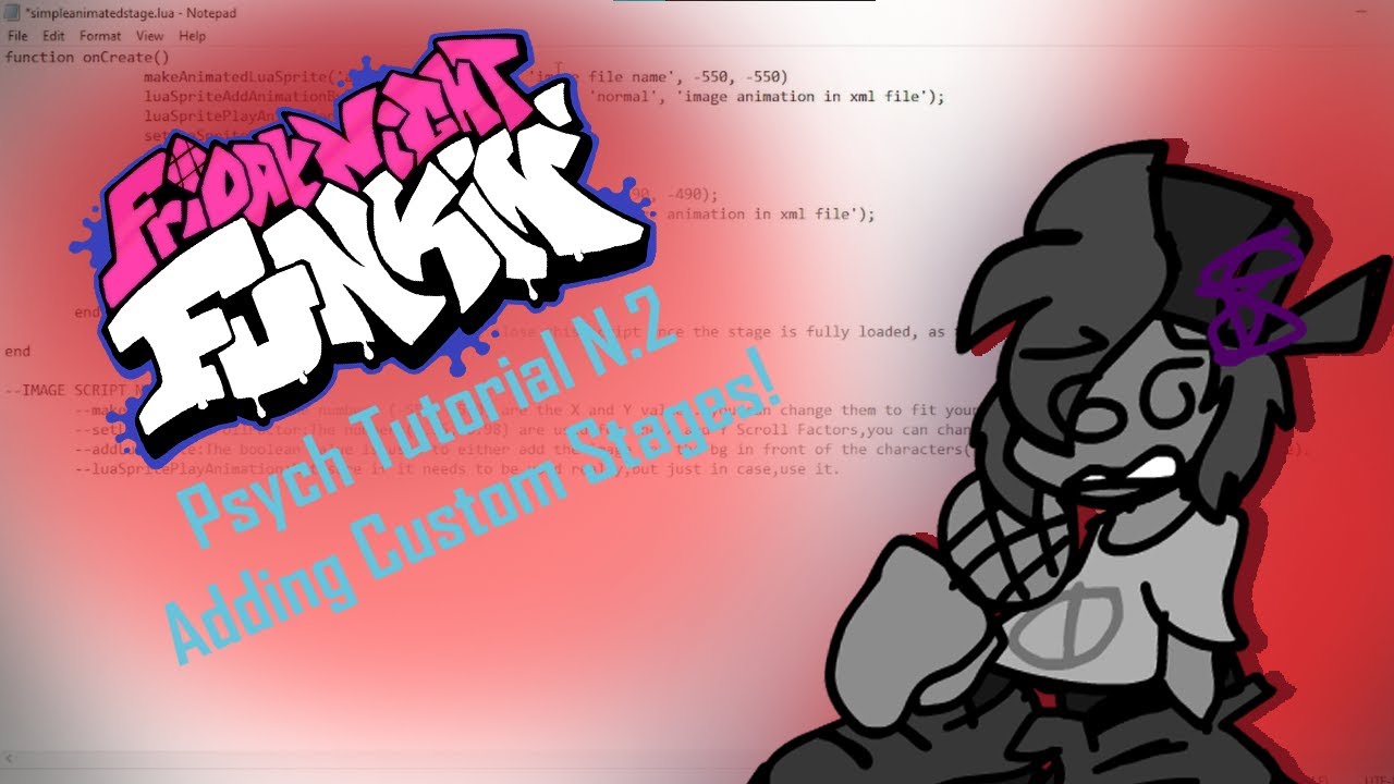Psych Engine Tutorial N 2 Adding Custom Stages Using Lua Youtube