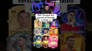 Cristiano Ronaldo S Ratings Over The Years Fc25 Gamers Ronaldo Fc25 Fut ...