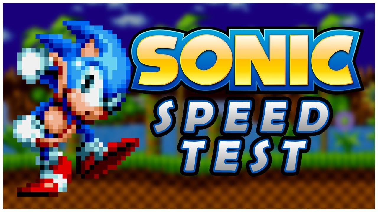 Sonic Speed Test Youtube