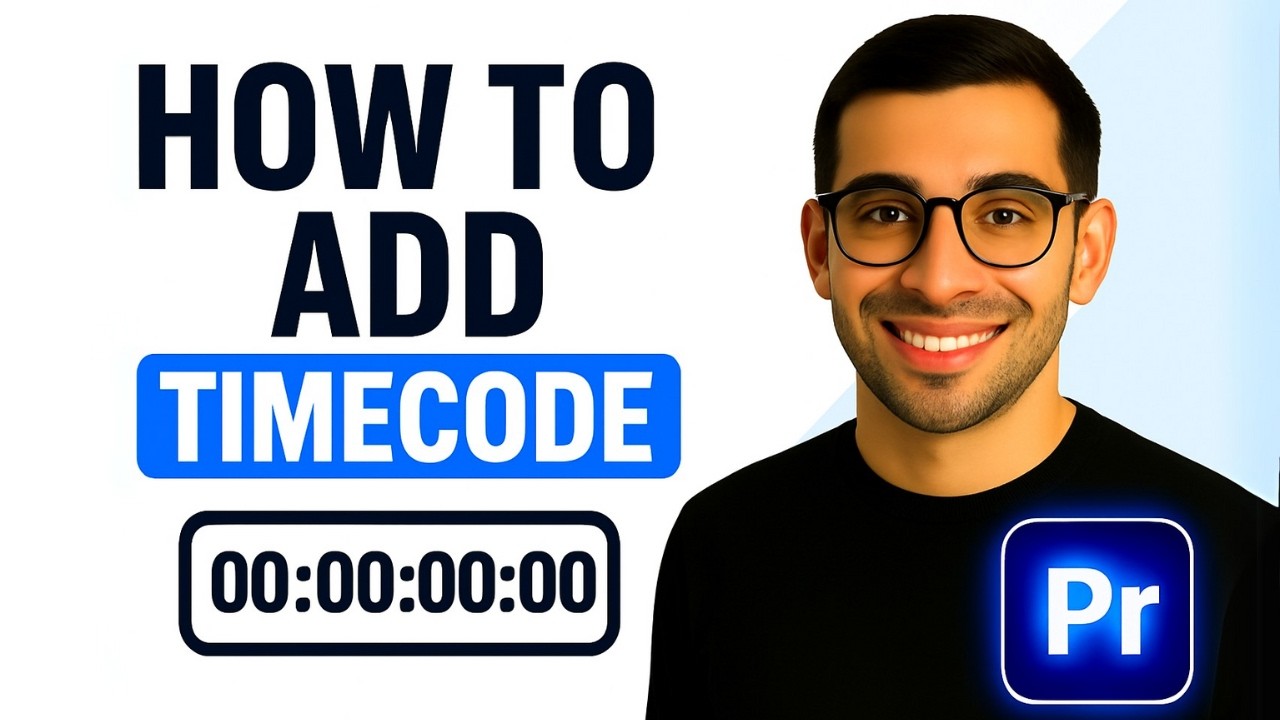 How To Add Timecode In Premiere Pro Easy Method Youtube