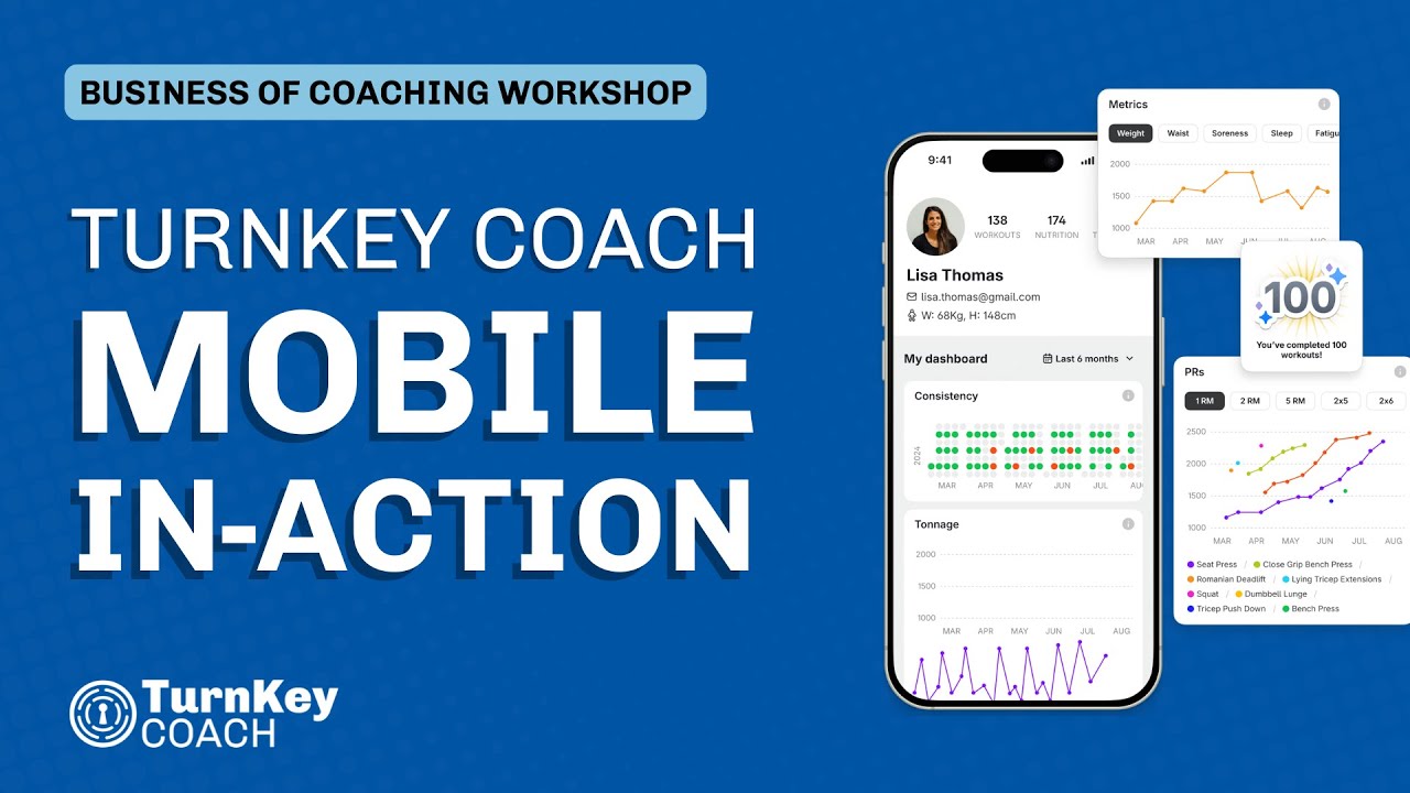 Turnkey Coach Mobile Features In Action Youtube