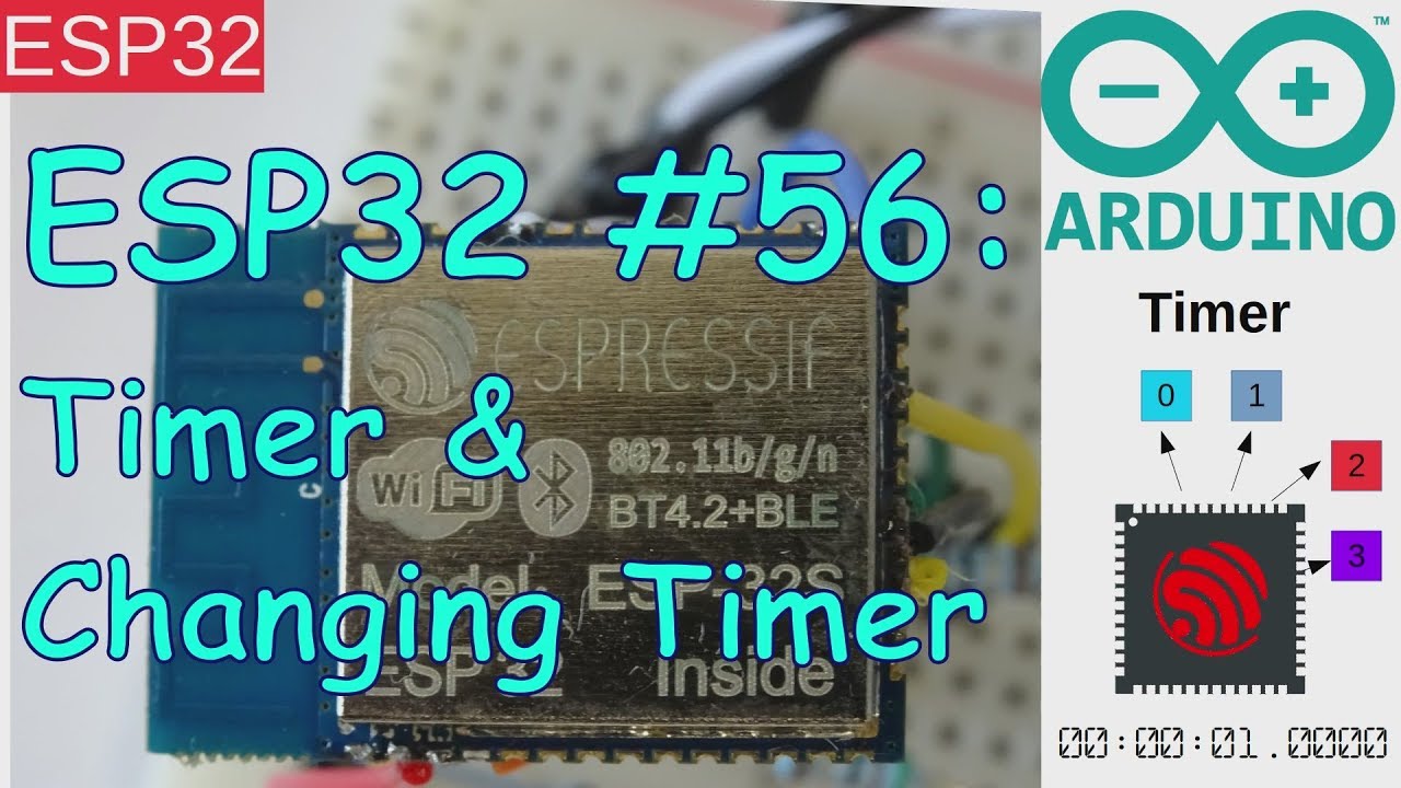 Esp32 56 Esp32 Timer Multiple Timer Changing Timer Youtube